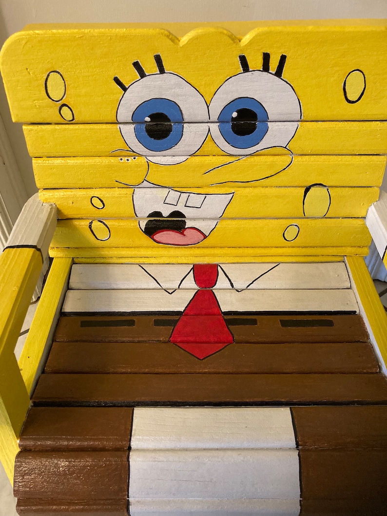 Kids Sponge Bob Rocking Chair - Etsy