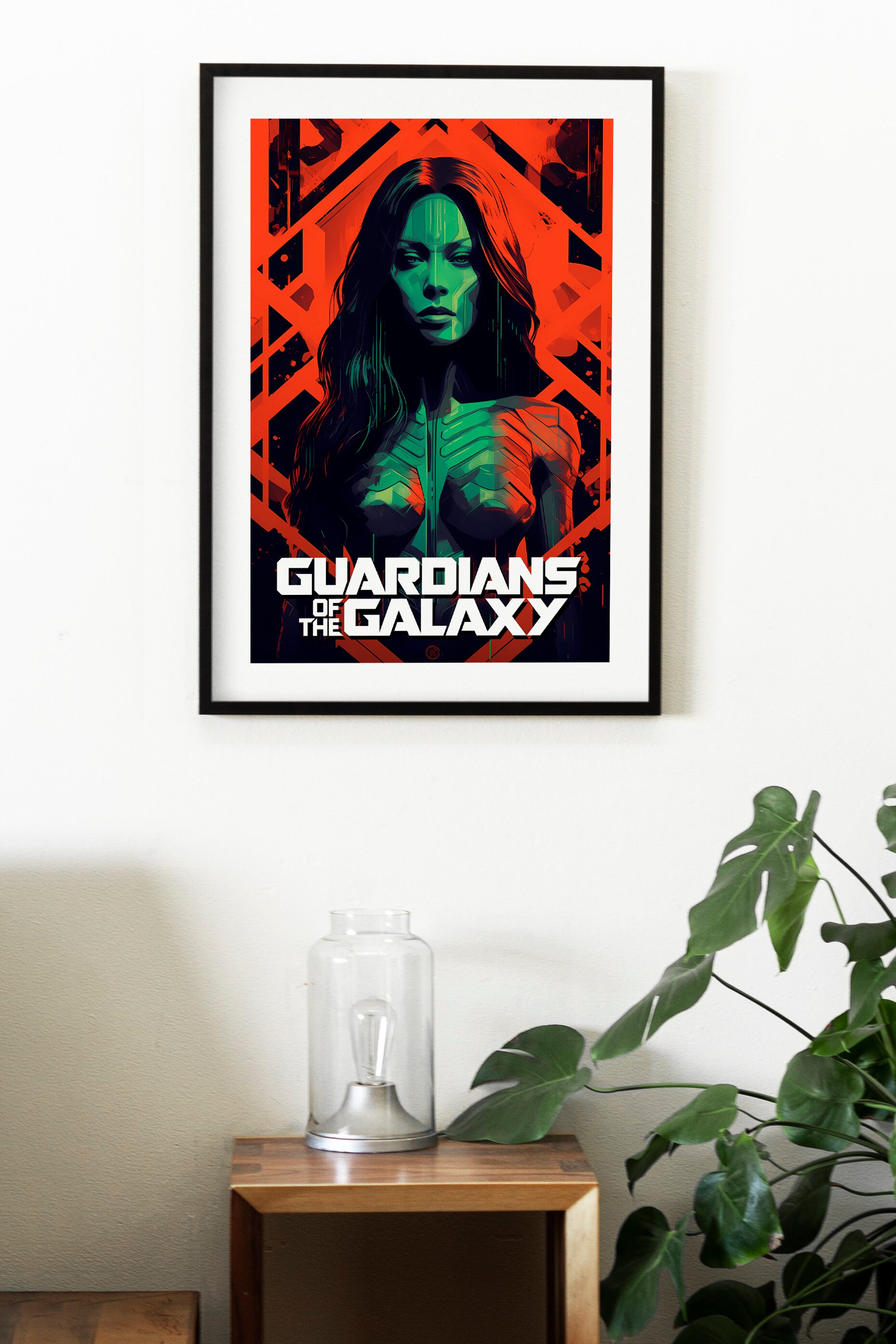 Guardians of the Galaxy Artwork / Gamora Print / Movie Posters / Office ...