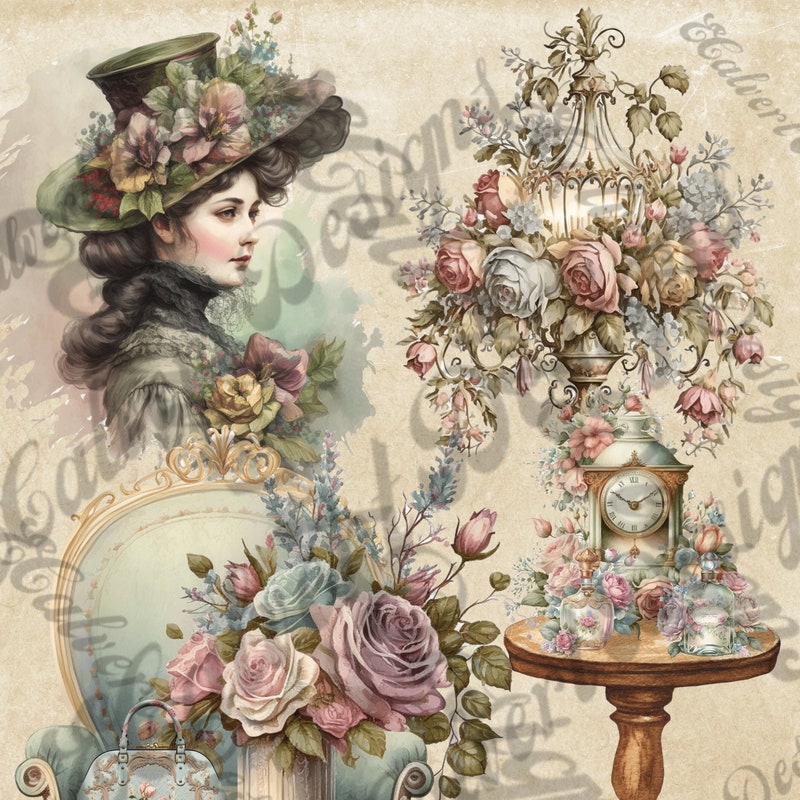 Victorian Paper - Etsy