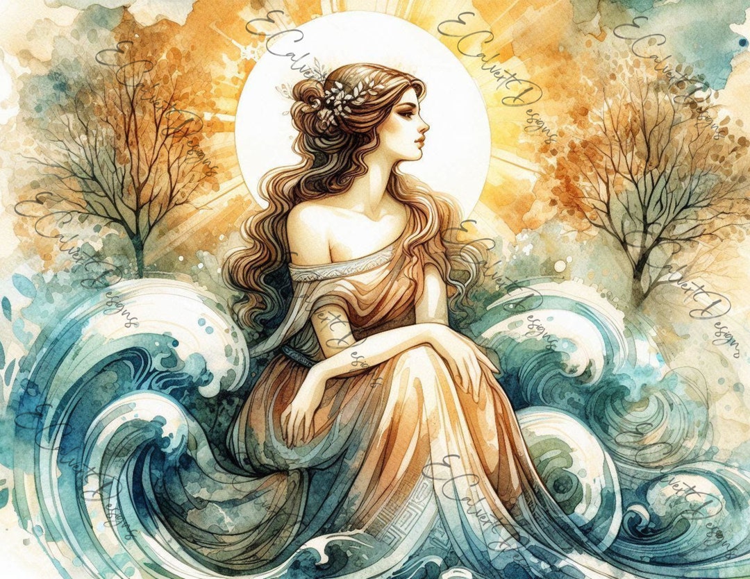 Greek Goddess Digital Download A4 Rice Paper Decoupage Junk Journal ...