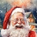 Santa Claus A4 Digitals for Rice Paper Decoupage Watercolor - Etsy