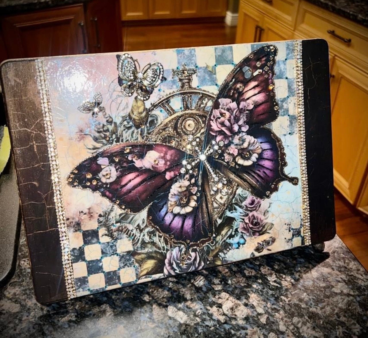 Steampunk Butterfly Digital for Rice Paper Decoupage Download PNG ...