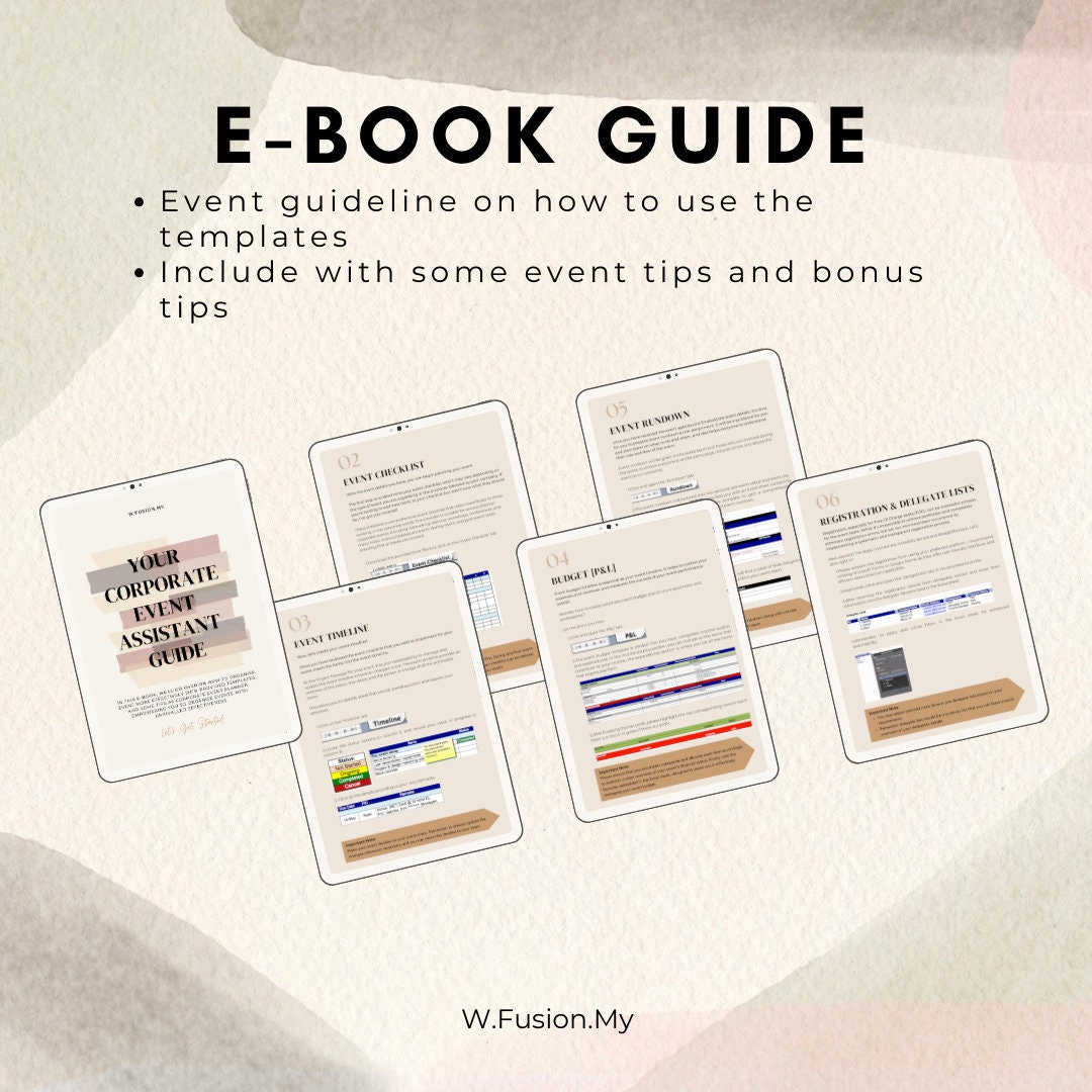 Corporate Event Planner Guide and Templates Event Planning Event ...