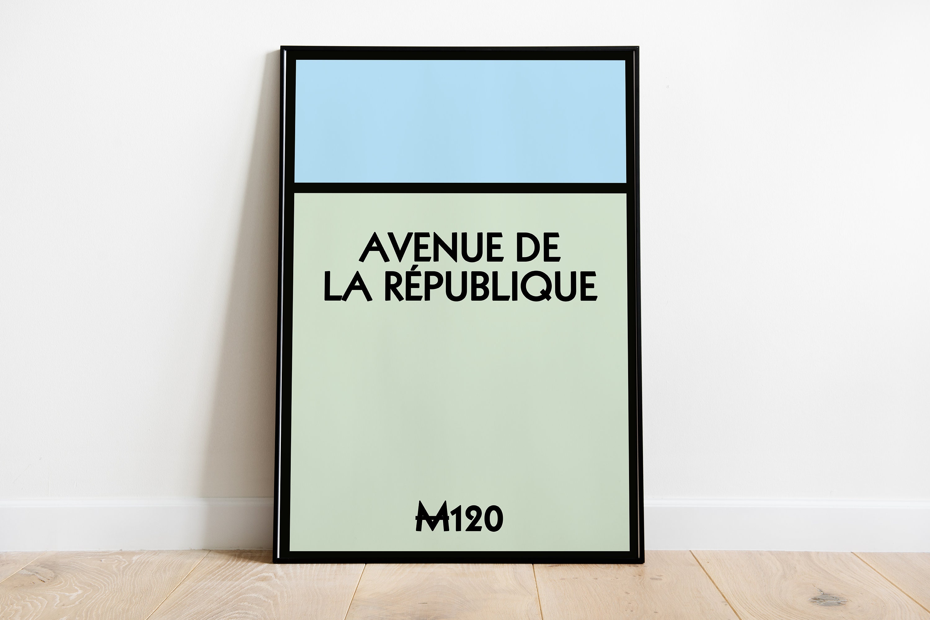 Set of 3 Minimalist Monopoly Card Collection, Monopoly Poster, Board ...