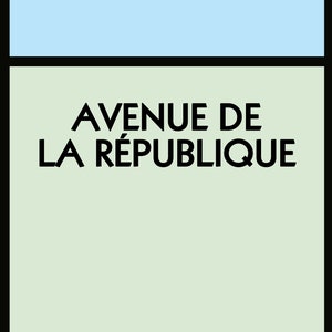 Set of 3 Minimalist Monopoly Card Collection, Monopoly Poster, Board ...