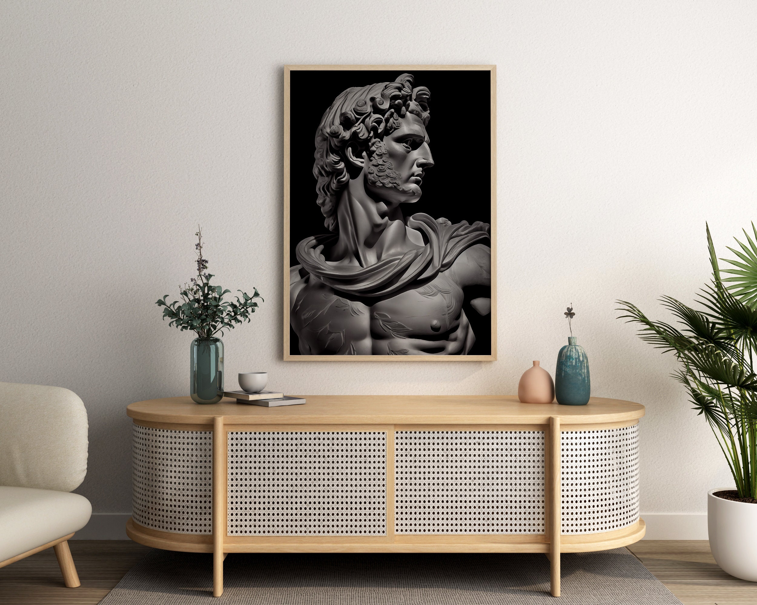 Roman Sculpture Paint, Instant Download, Printable, Greek Mythology Art ...