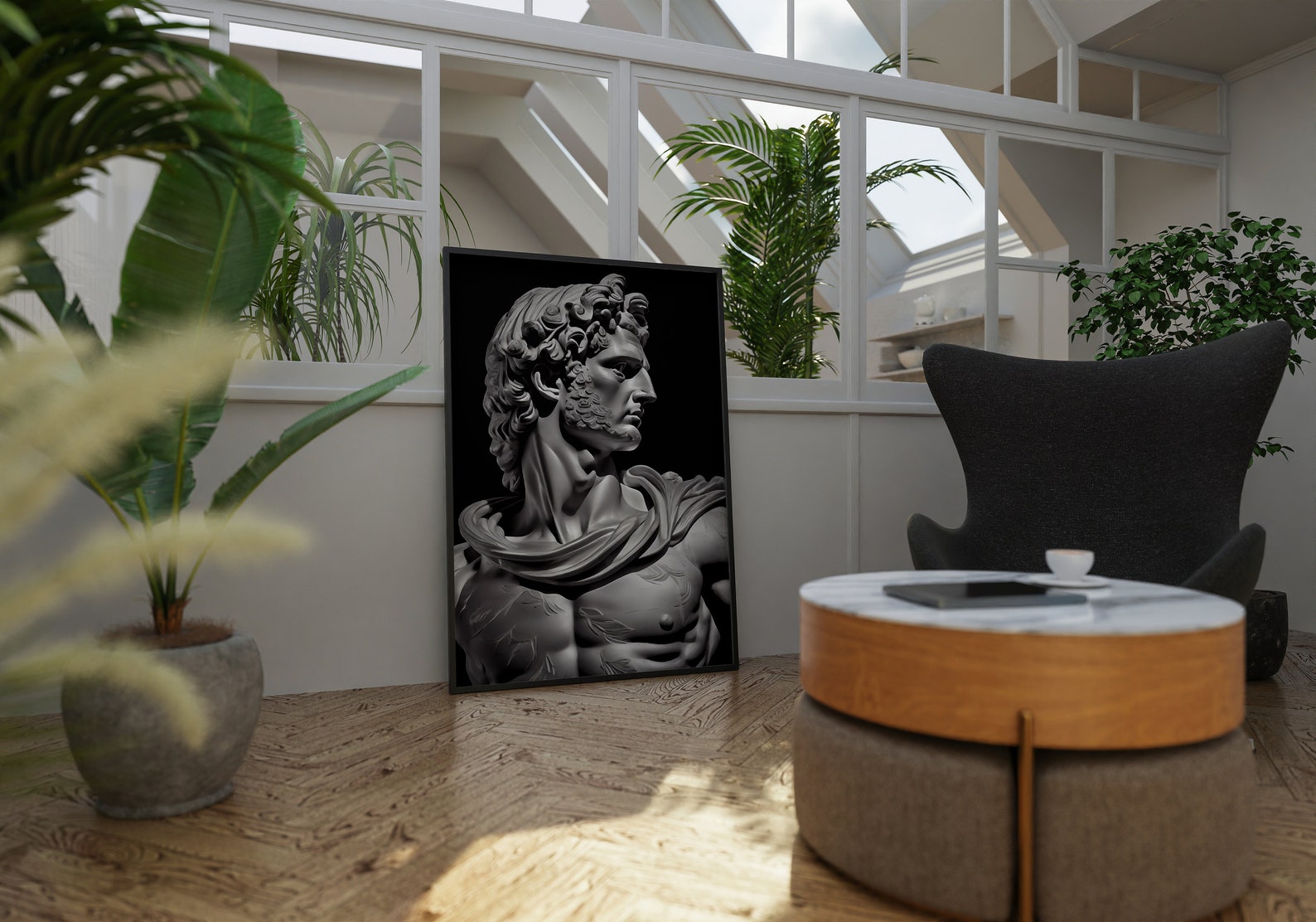Roman Sculpture Paint, Instant Download, Printable, Greek Mythology Art ...