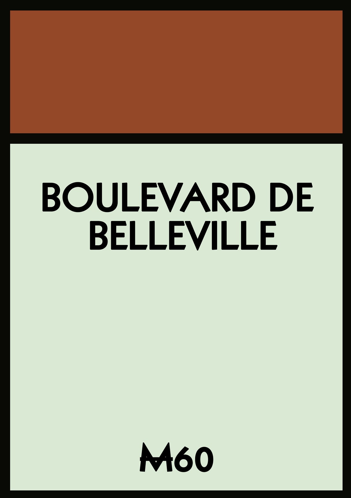 Set of 3 Minimalist Monopoly Card Collection, Monopoly Poster, Board ...