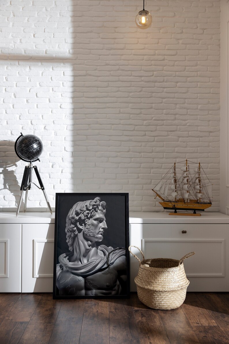 Roman Sculpture Paint, Instant Download, Printable, Greek Mythology Art ...