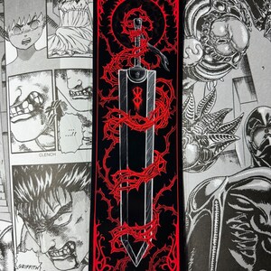 Dragonslayer Sword Bookmark - Guts’ Sword, Dark Fantasy Manga Bookmark ...