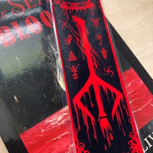 Hunter Rune Bookmark - Laminated Dark Fantasy Bookmark, Gift for Souls ...