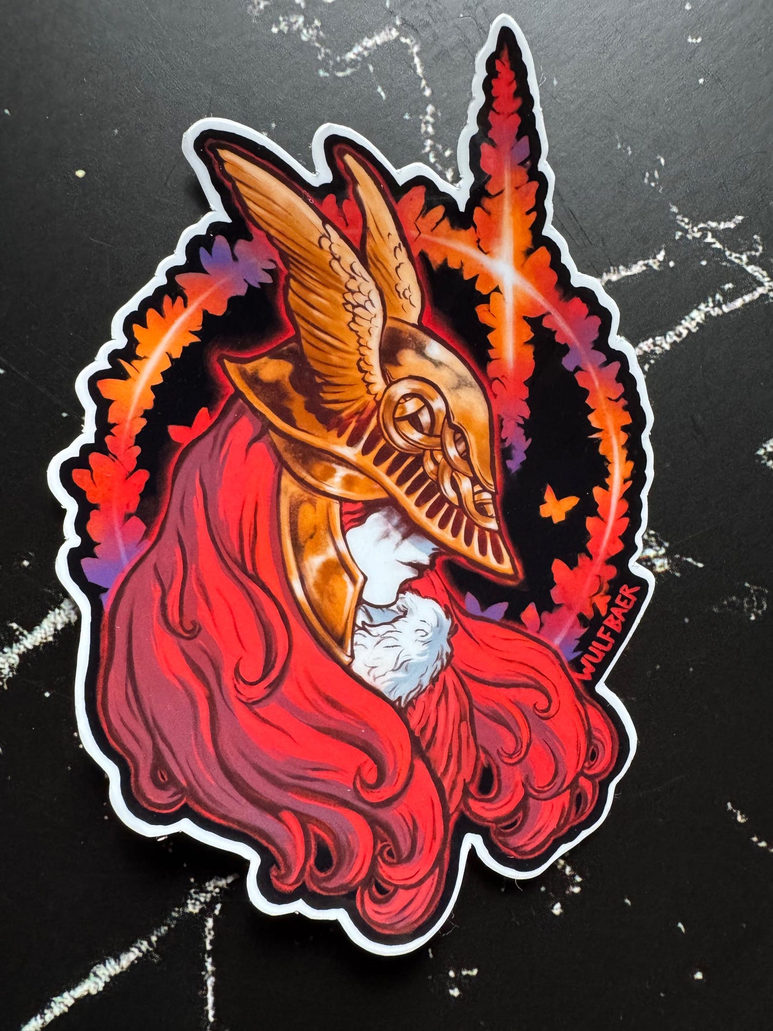 Malenia Sticker, Blade of Miquella, Dark Fantasy RPG UV Resistant ...