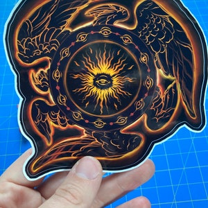 Biblically Accurate Angel Ophanim Sticker Occult Supernatural - Etsy