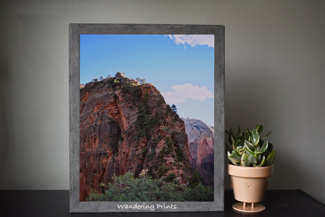 Angels Landing in Zion National Park | National Park Print, Nature ...