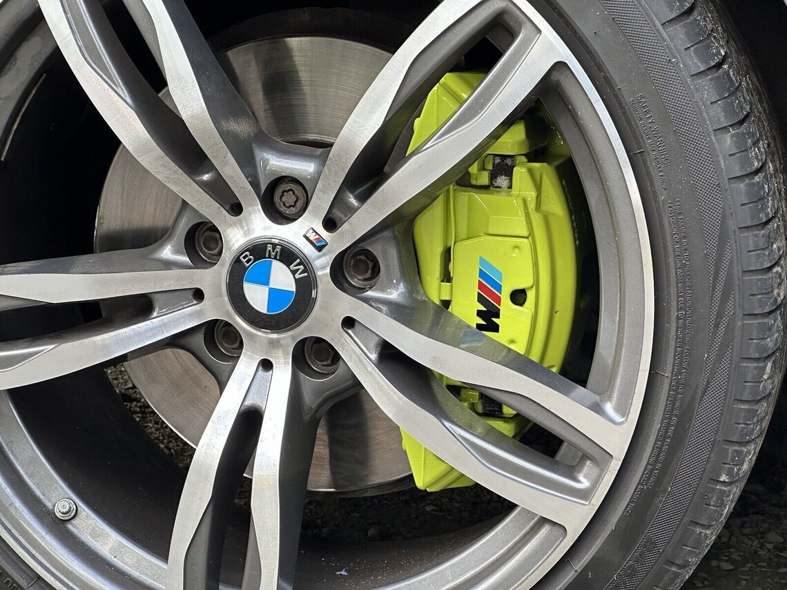 X6 BMW M Sport Badge Quality Brake Caliper Decals Stickers - White ...