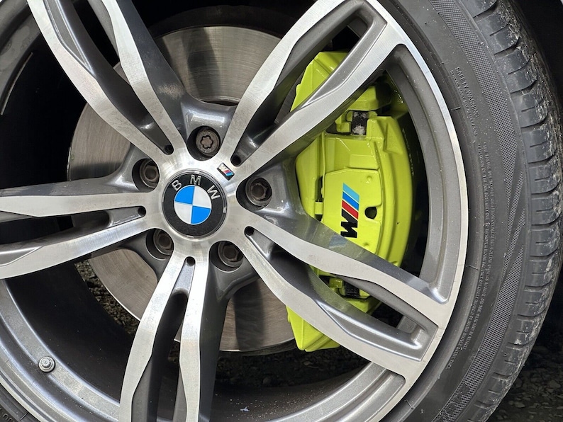 X6 BMW M Sport Badge Quality Brake Caliper Decals Stickers - White ...