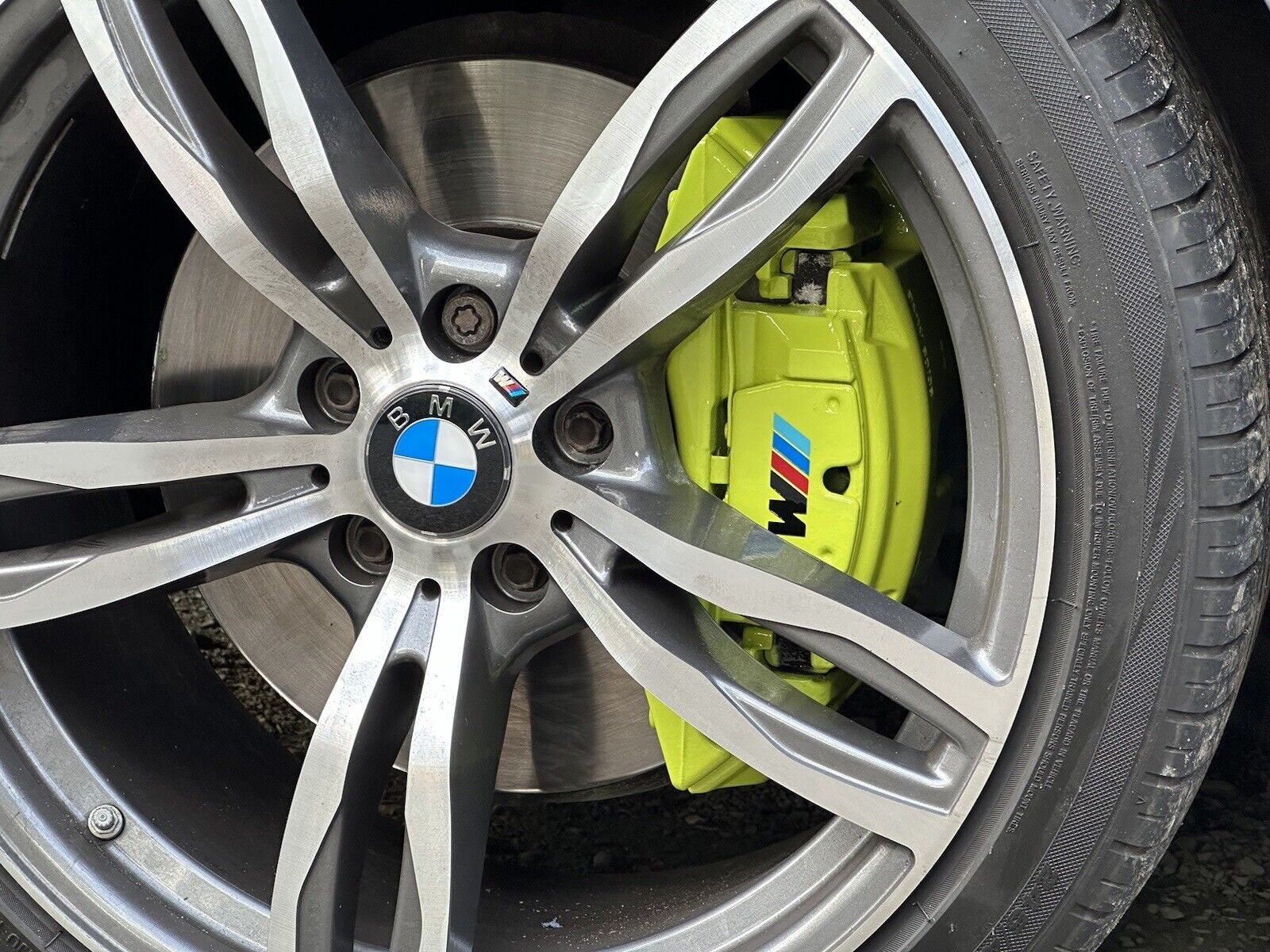 X6 BMW M Sport Badge Quality Brake Caliper Decals Stickers - White ...