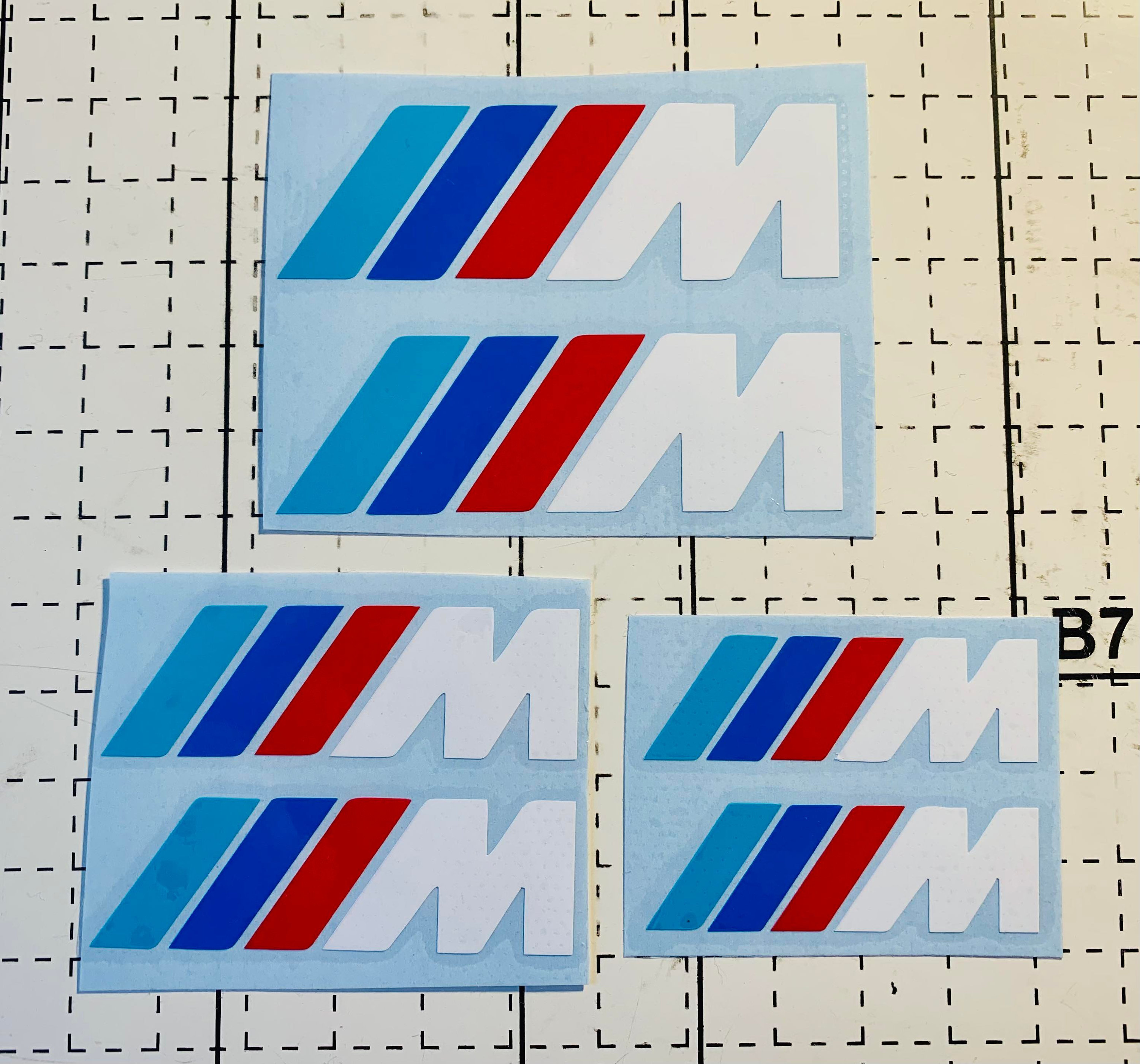 X6 BMW M Sport Badge Quality Brake Caliper Decals Stickers - White ...