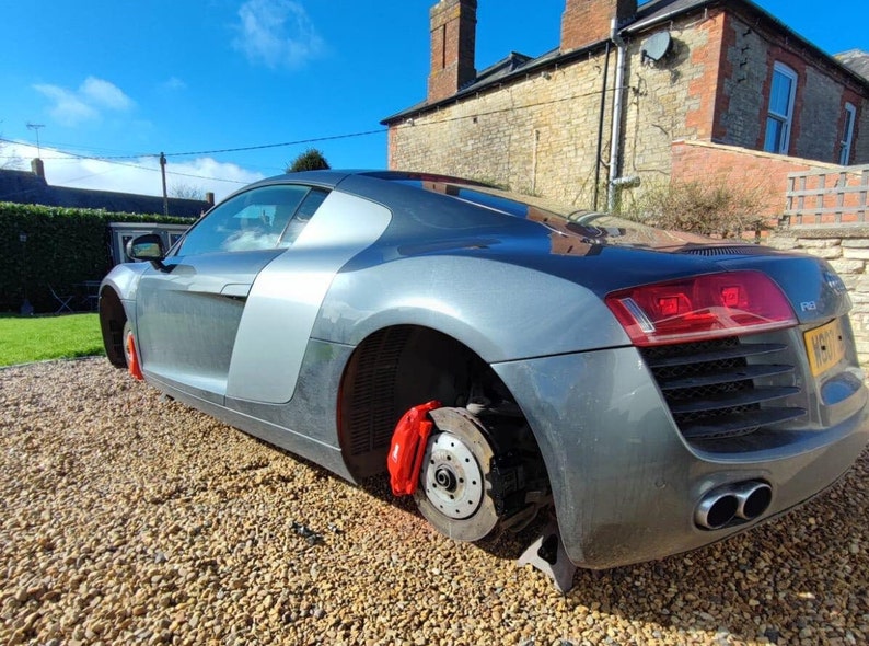 Audi R8 Logo High Temp Brake Caliper Decals Sticker X6 - Etsy