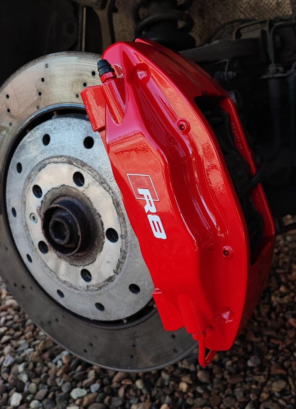 Audi R8 Logo High Temp Brake Caliper Decals Sticker X6 - Etsy