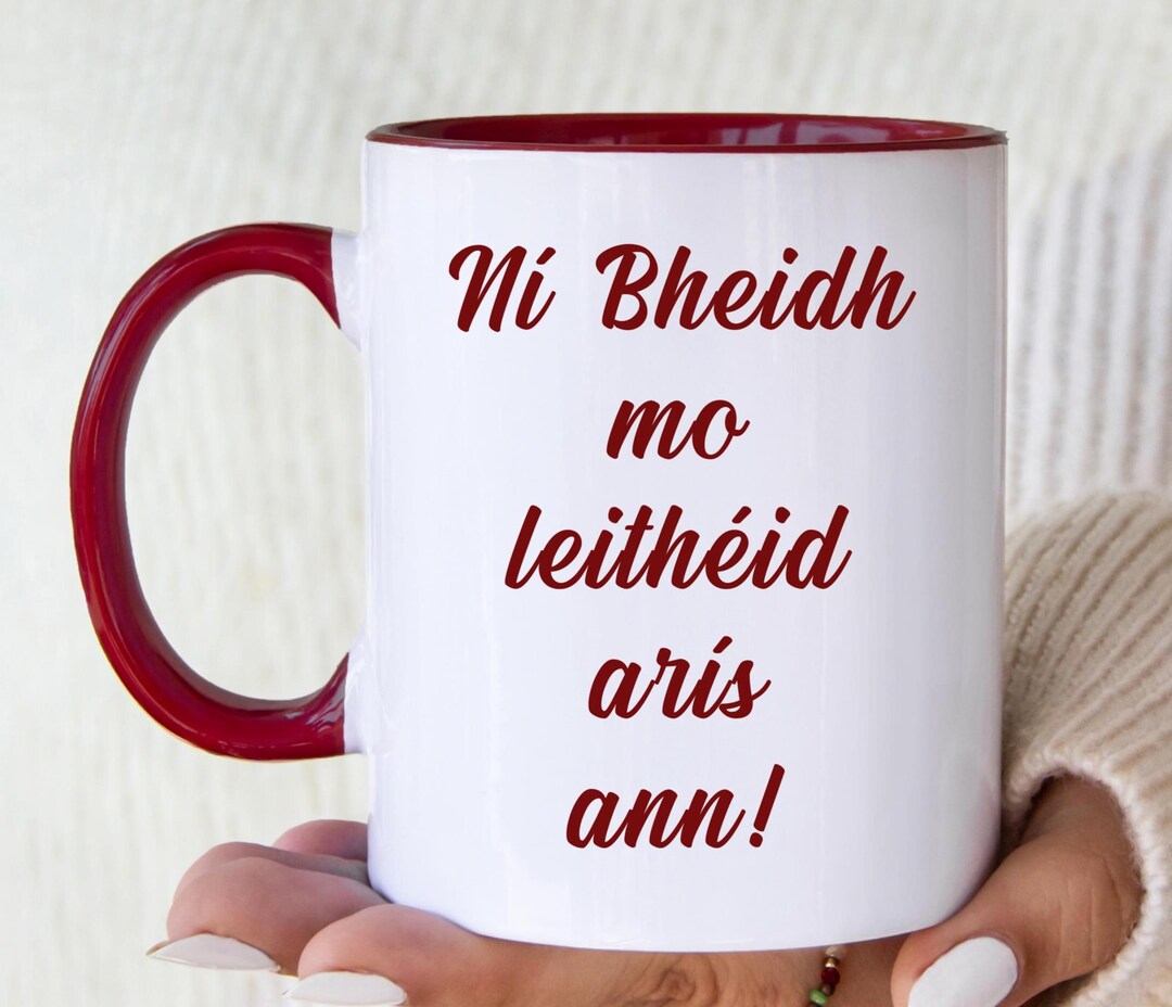 Irish Language Mug – Ní Bheidh Mo Leithéid Arís Ann | Gaeilge Gift - Etsy