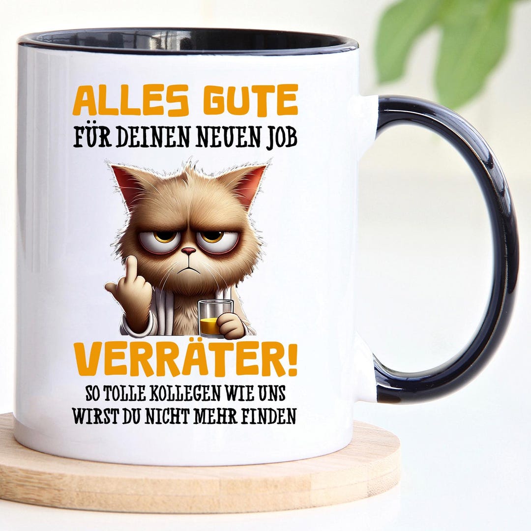 Tasse Kollegin | Alles Gute Für Neuen Job Tasse | Lustige Tassen ...