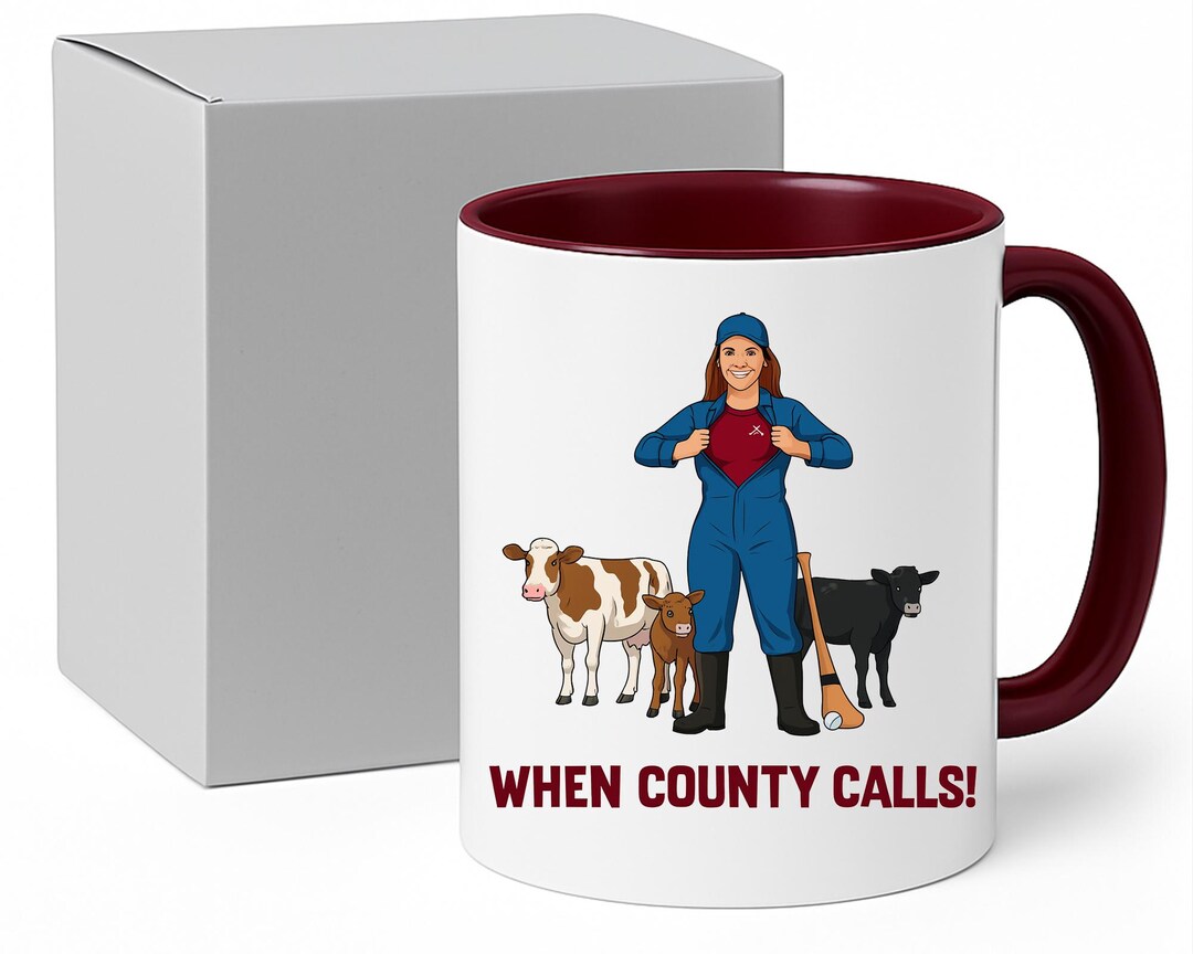 Female Farmer Hurling Mug: Irish GAA Gift, Rural Pride - Etsy Australia