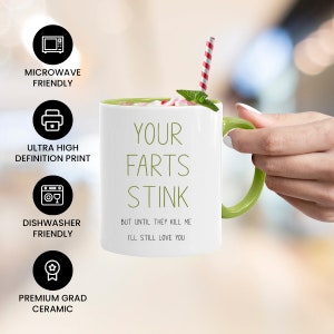 Fart Mug | Your Farts Stink | Gift for Boyfriend or Girlfriend ...