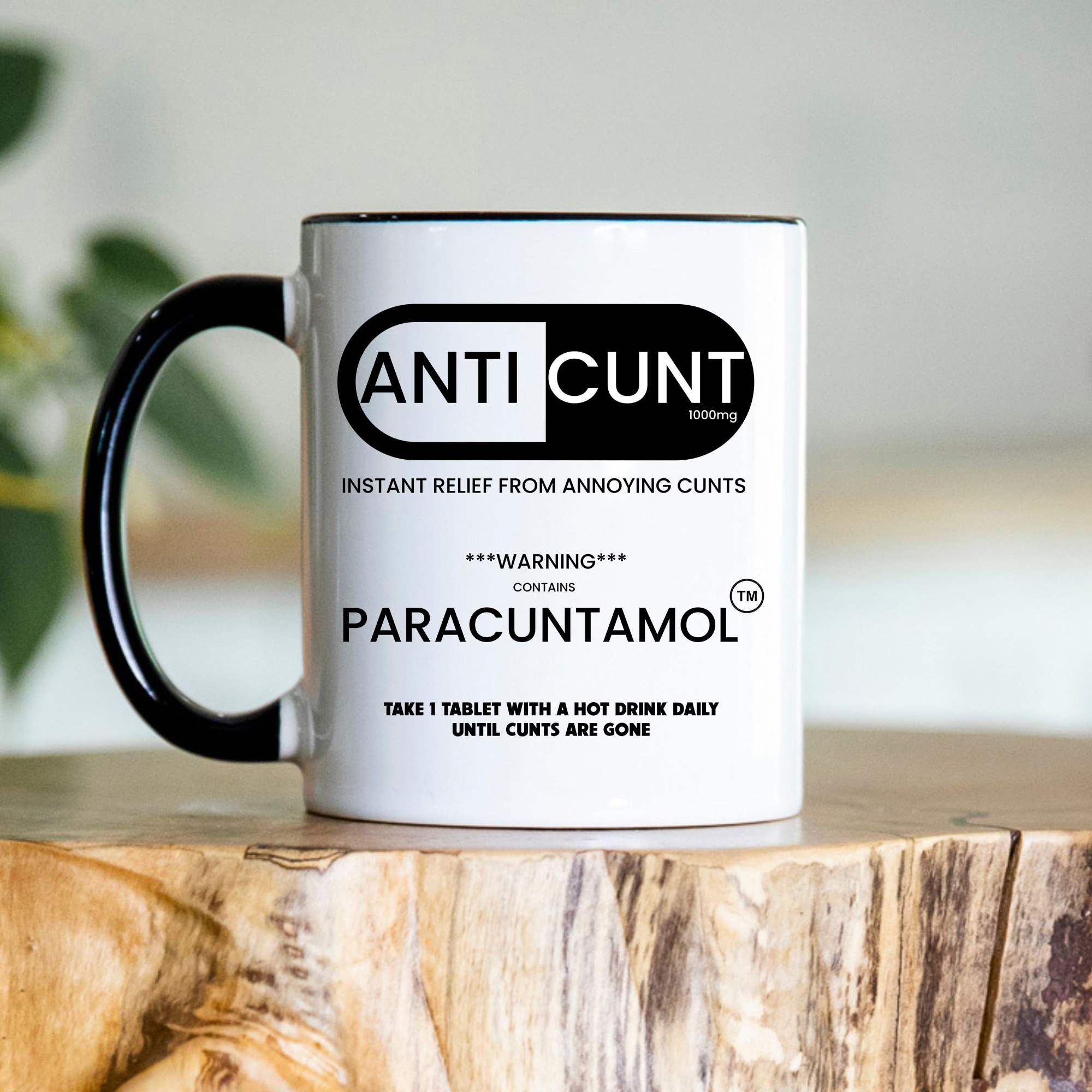 Rude Gifts Anti Cnt Mug Adult Humour Rude Gift Sarcastic Gift Ride ...