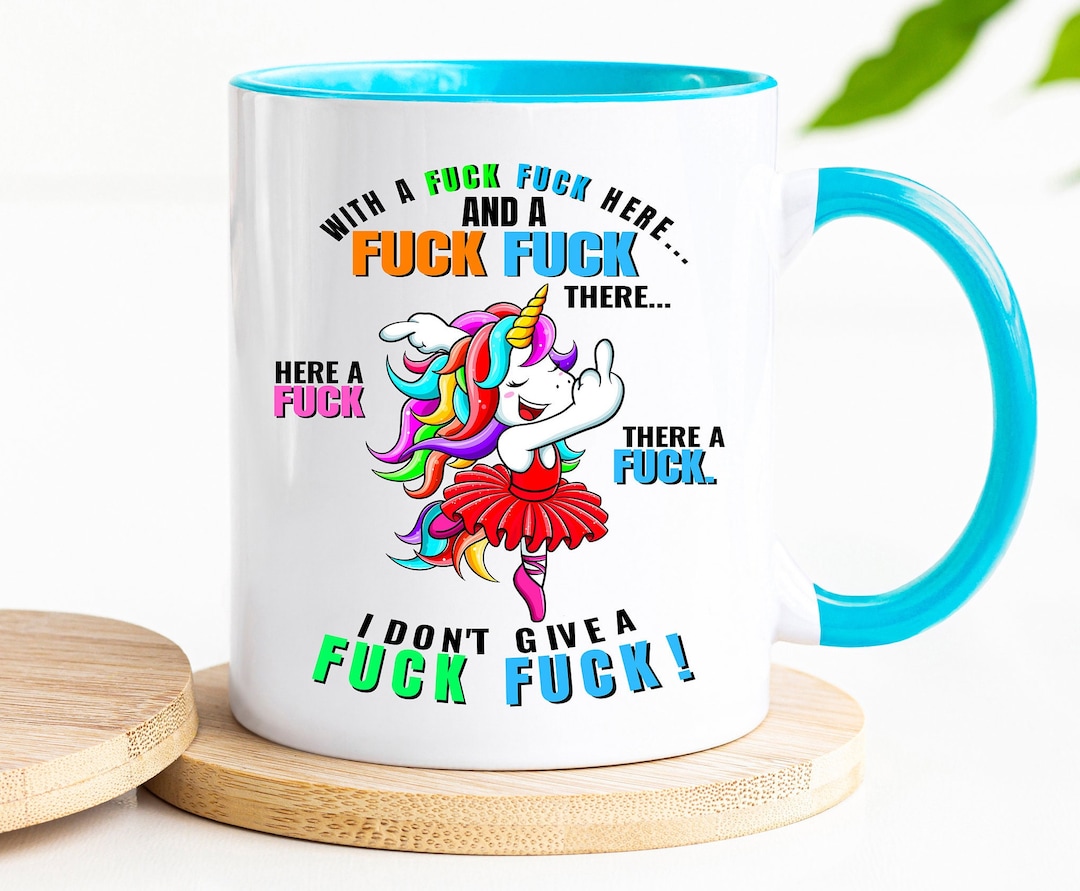 Rude Gifts Unicorn Valentine Mug Adult Humour Rude Gift Sarcastic Gift ...