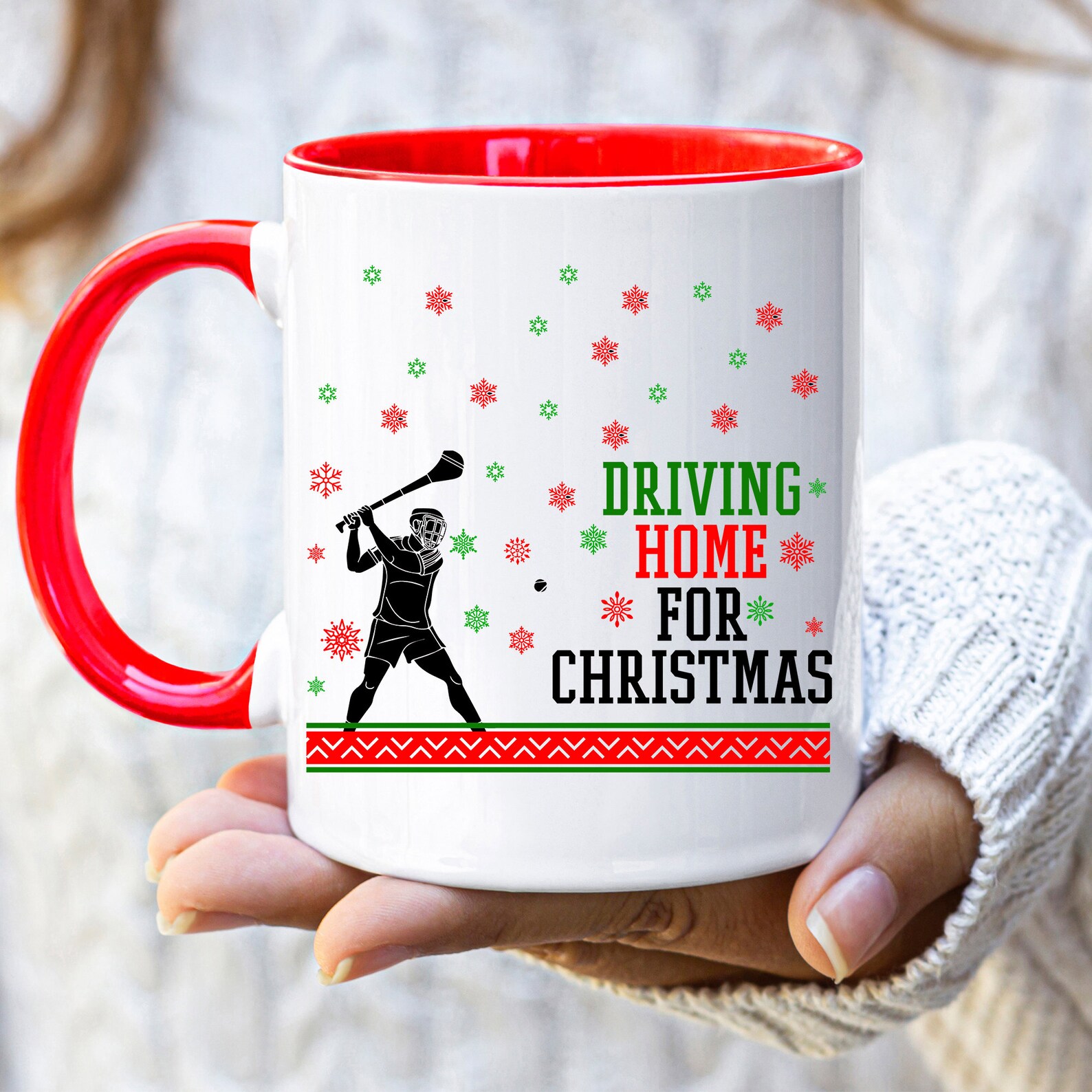 Christmas Hurling Mug – Irish GAA Gift, Driving Home for Christmas - Etsy