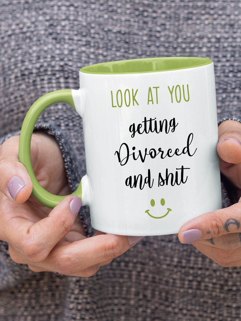 Funny Divorce Mug: "look at You Getting Divorced" Gag Gift - Etsy