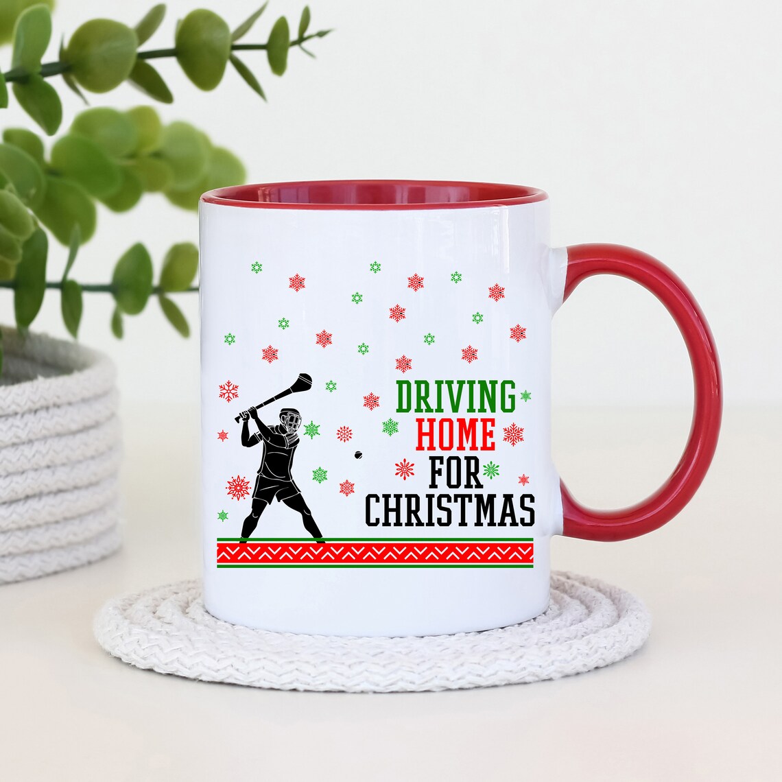 Christmas Hurling Mug – Irish GAA Gift, Driving Home for Christmas - Etsy