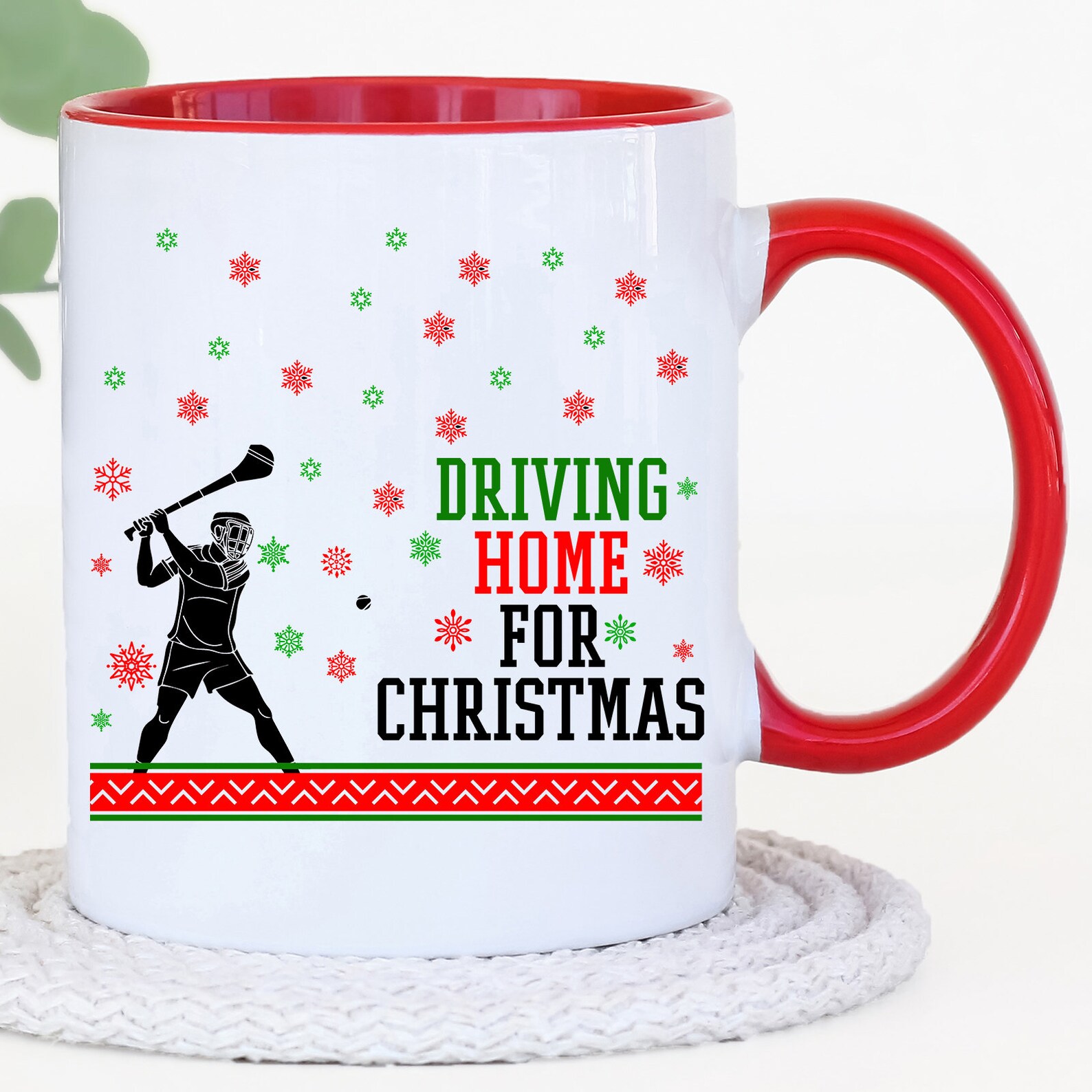 Christmas Hurling Mug – Irish GAA Gift, Driving Home for Christmas - Etsy
