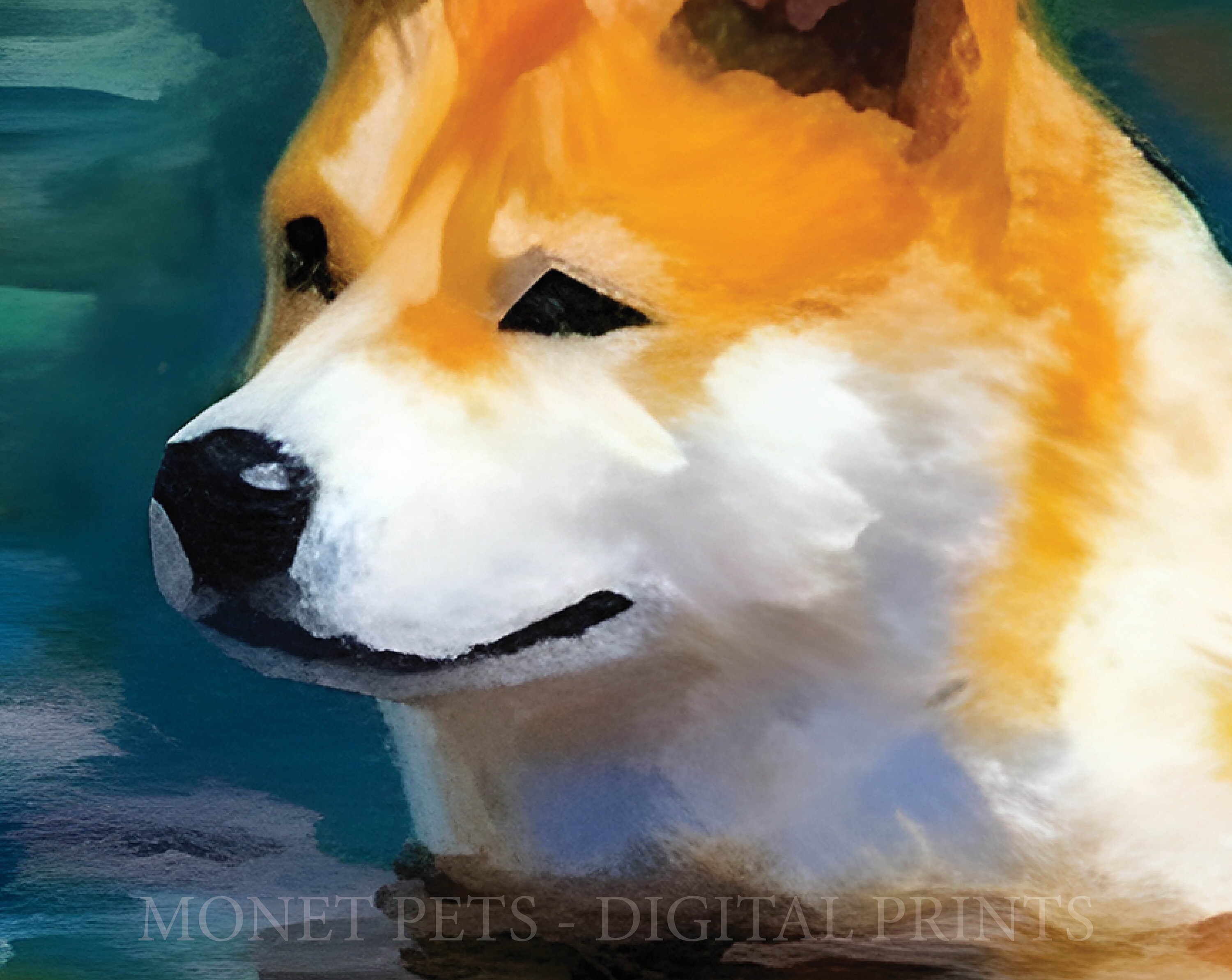 Shiba Inu Digital Download Printable Poster Owner, Dog Lover, Mourning ...