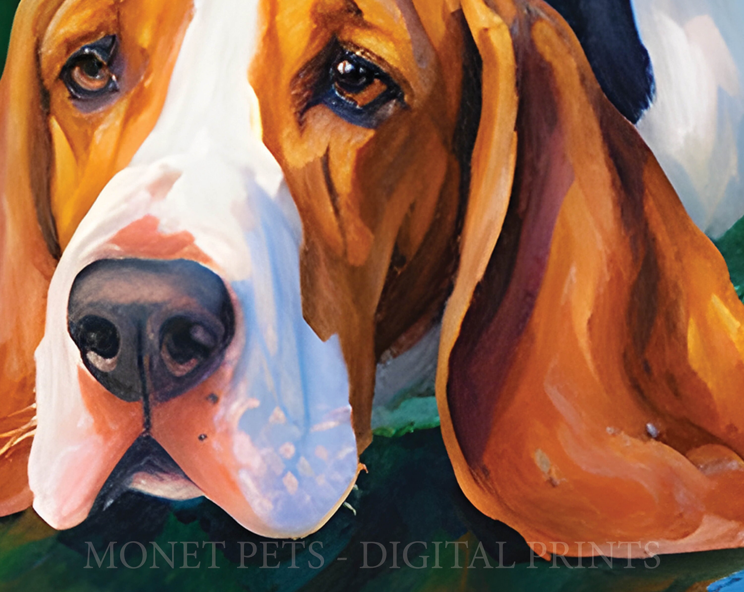 Basset Hound Digital Download Printable Poster Owner, Dog Lover ...