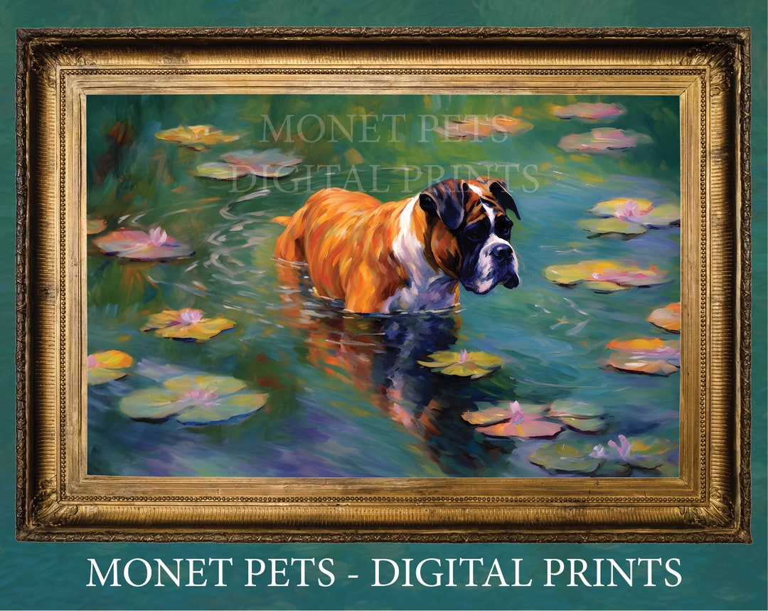 Boxer Digital Download - Printable Poster - Owner, Dog Lover, Mourning ...