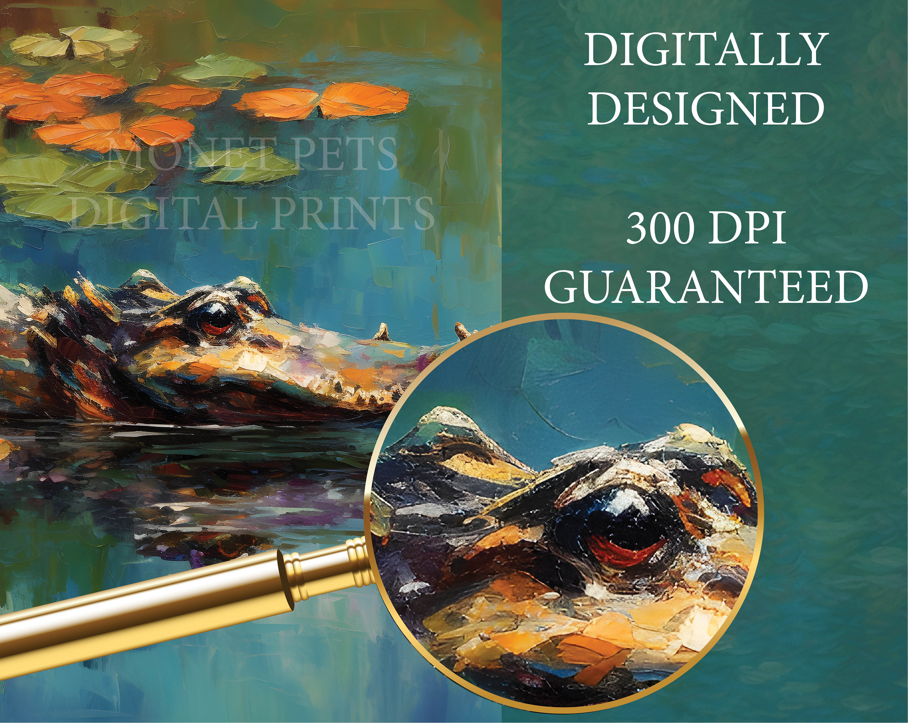 Gator Digital Download Printable Poster Southern Art Swamp Print Floral ...