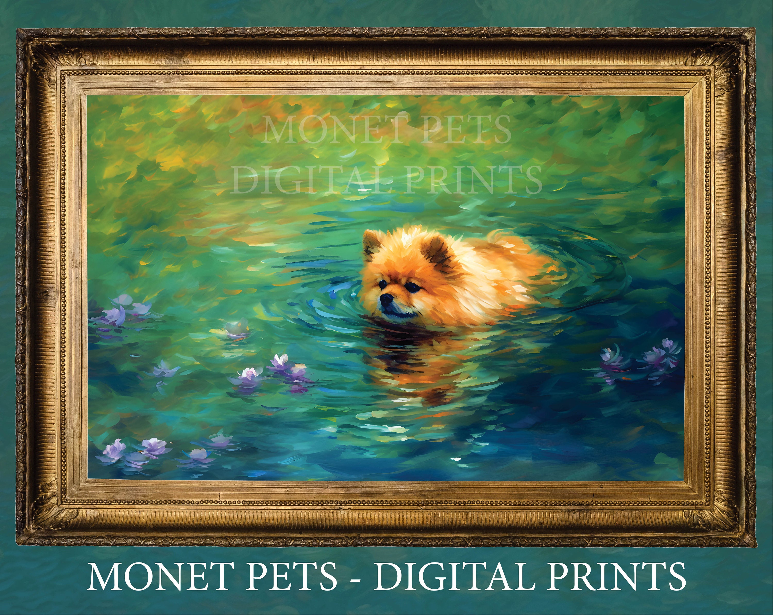 Pomeranian Dog Digital Download Printable Poster Owner - Etsy