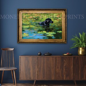Black Lab Labrador Retriever Digital Download - Printable Poster ...