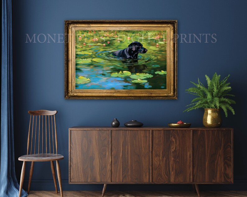 Black Lab Labrador Retriever Digital Download Printable Poster Owner ...