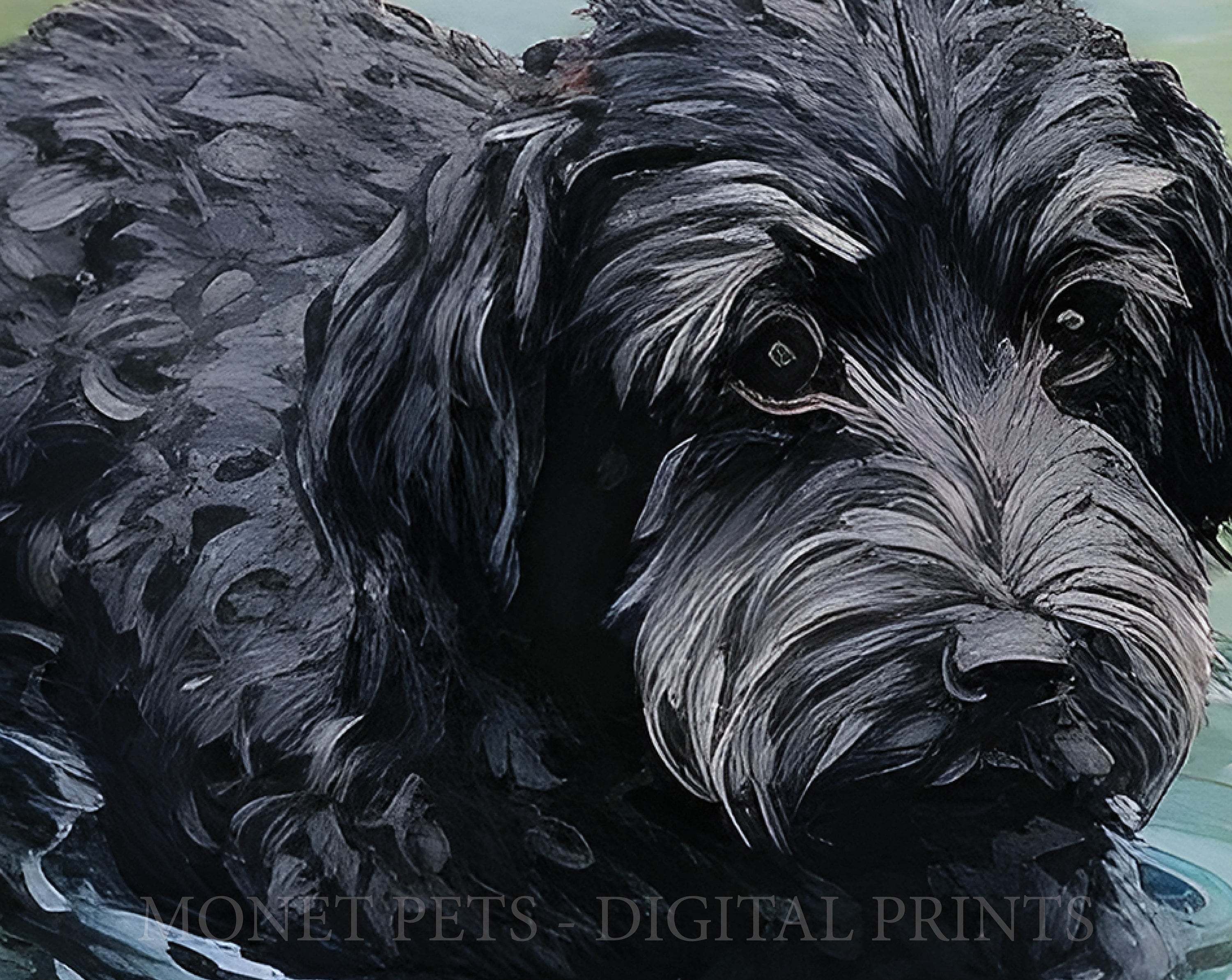 Black Doodle Digital Download Printable Poster Owner, Dog Lover, Gift ...