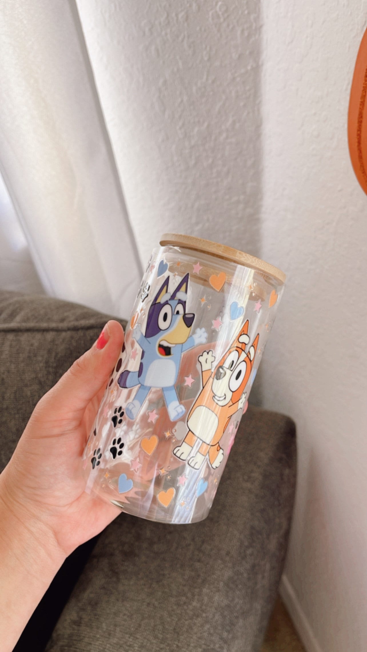 Bluey Glass Cup Libbey Bluey Cup - Etsy Australia