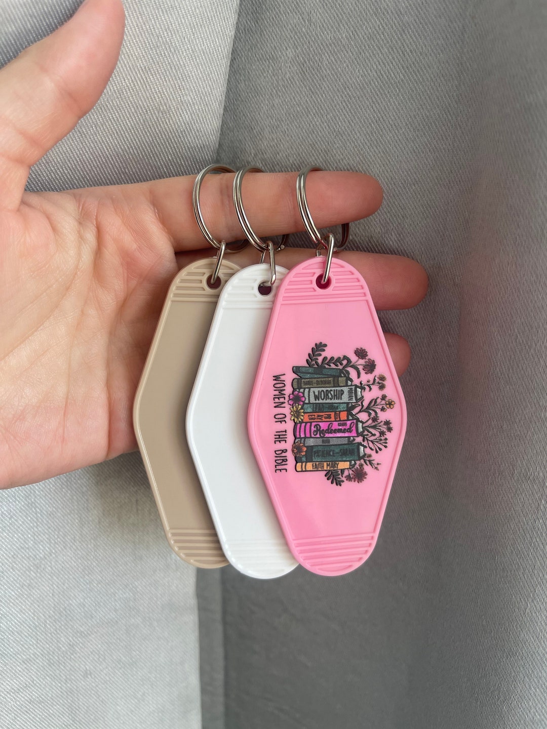 Bible Keychain Motel Keychain Women of the Bible Motel Keychain ...