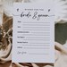 Wishes for Bride and Groom, Bridal Shower Games, Bridal Shower Advice ...