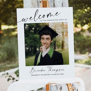 College Graduation Sign, Grad Party Decorations, Graduation Banner ...