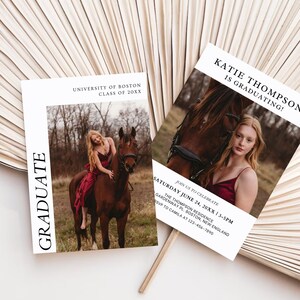 Graduation Announcement 2024, Modern Graduation Decorations, Graduation ...