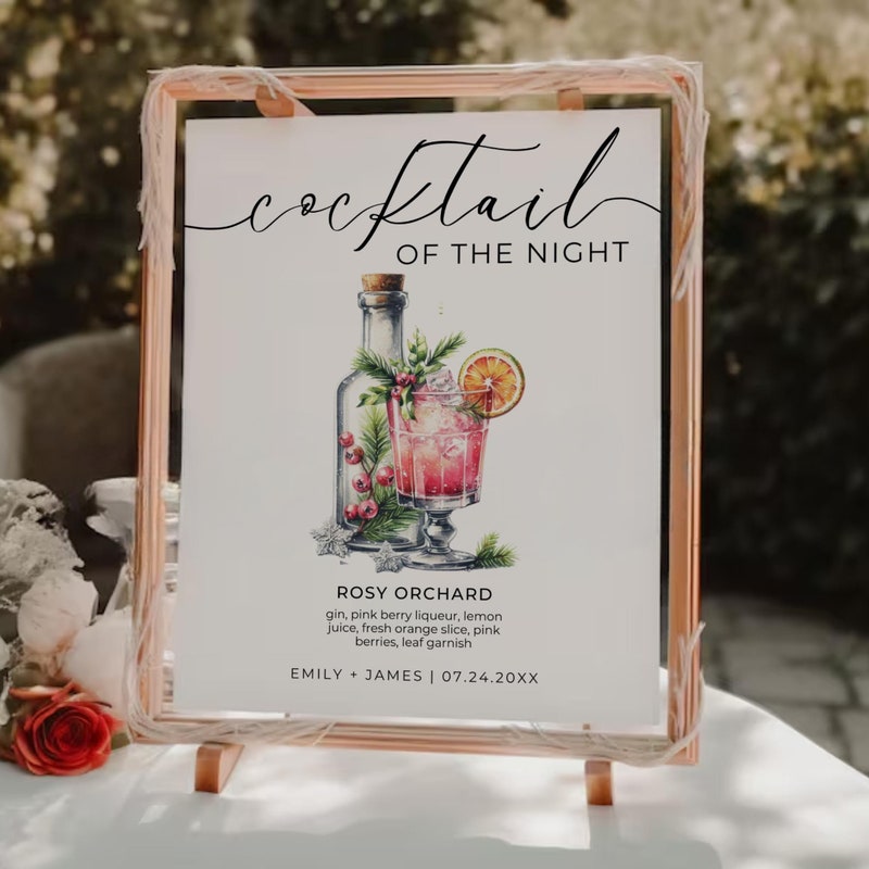 Cocktail Signs - Etsy