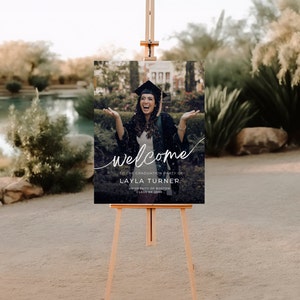 Modern Grad Sign, Graduation Sign, Grad Party Decorations, Graduation ...