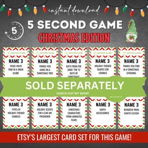 Christmas Taboo Game, Christmas Party Games, Printable Christmas Games ...